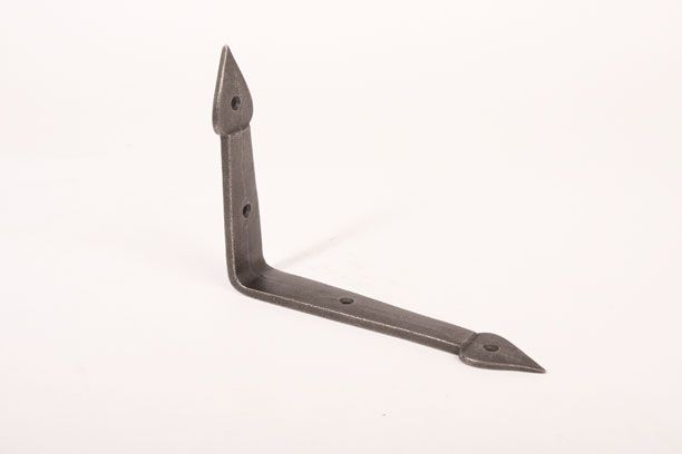 Hoeksteun plankdrager dik gegoten 154x202mm tinkleur of roest (per stuk)